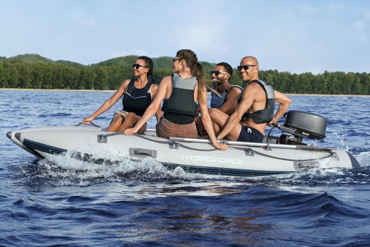 Hydro Force® Beacon Elite™ 65185 5-Kişilik Spor Model Şişme Bot Set 3.35 m